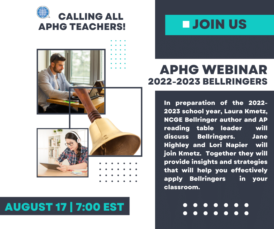 APHG Weekly Resources – National Council for Geographic Education