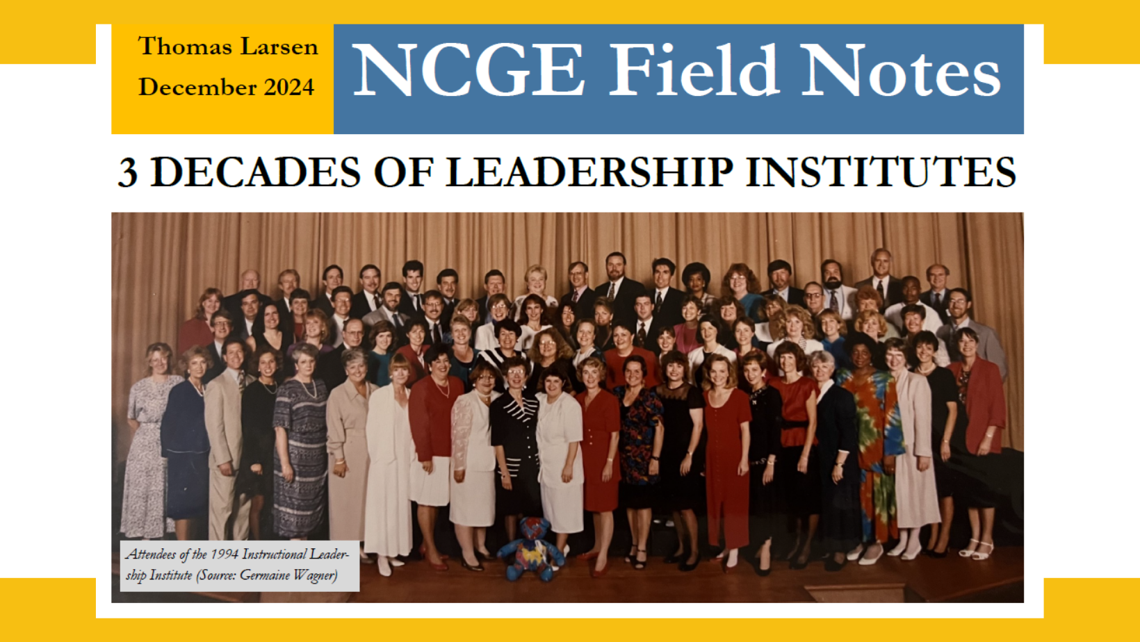 National Council for Geographic Education – Enhancing the status and ...